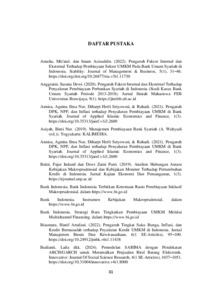 PENGARUH GIRO WAJIB MINIMUM, FINANCING TO DEPOSIT RATIO DAN TINGKAT INFLASI TERHADAP TOTAL ...